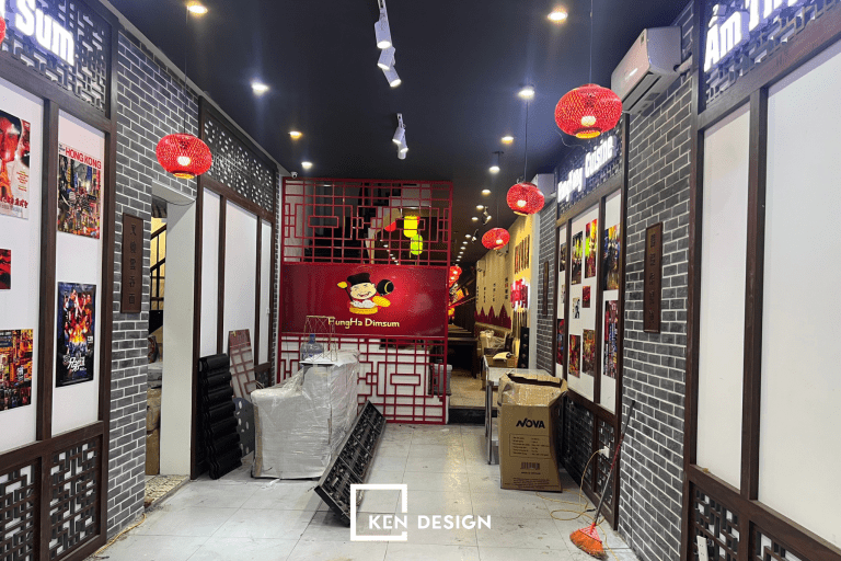 Thi công nhà hàng Trung Hoa - Fung Ha Dimsum Cửa Bắc Hà Nội - KenDesign ...