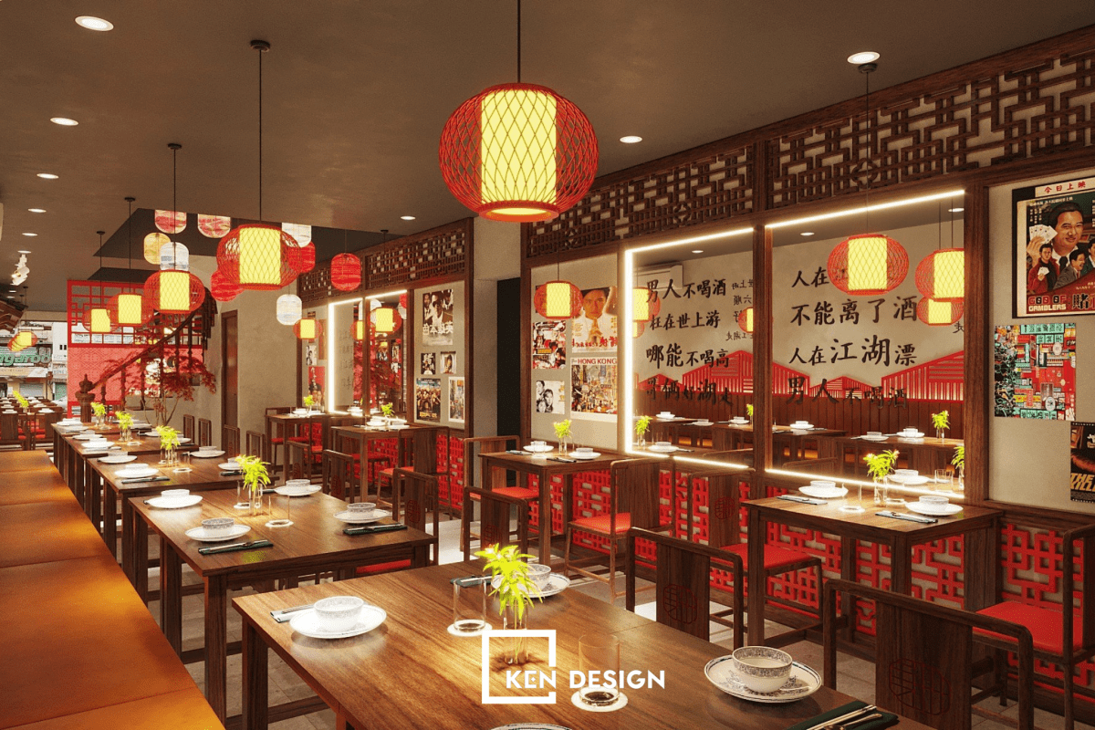 Thi Cong Nha Hang Fung Ha 15 | KenDesign chuyên thiết kế thi công nội ...