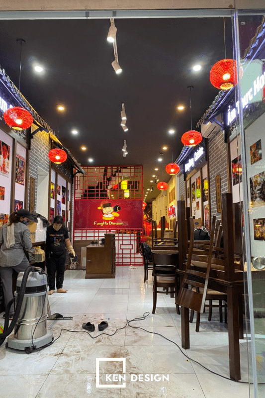 Thi công nhà hàng Trung Hoa - Fung Ha Dimsum Cửa Bắc Hà Nội - KenDesign ...