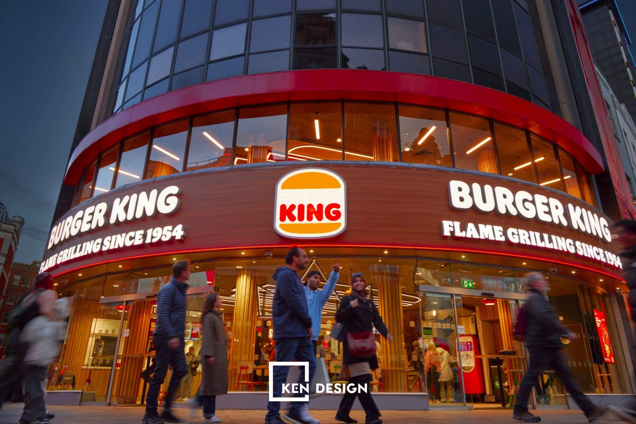 Thiết kế Burger King - Chuỗi cửa hàng hamburger lớn thứ hai tại Hoa Kỳ
